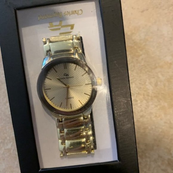 Charles Raymond | Accessories | Charles Raymond Mens Goldtone Watch New ...